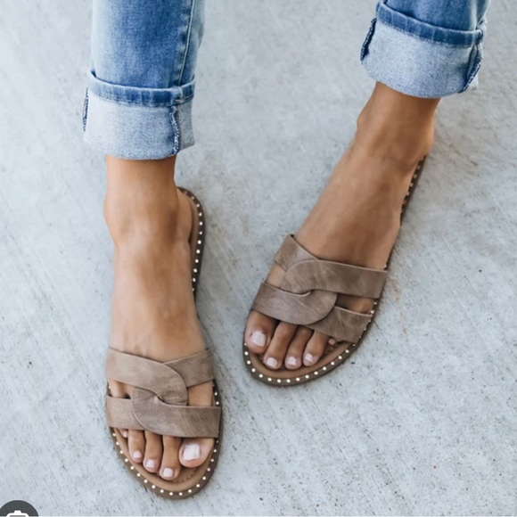 Cocci | Shoes | Womens Cocci Sugar Flat Slipon Sandals Size 8 | Poshmark